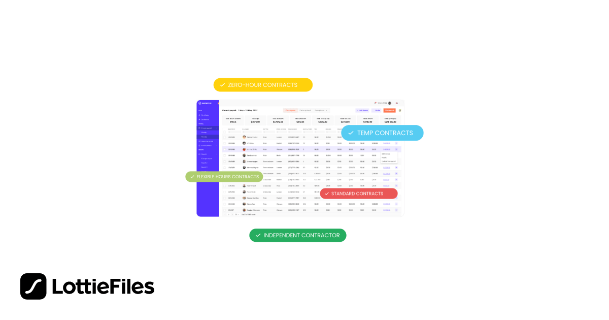 Free All types contract Animation by Daniel Gwizdała | LottieFiles