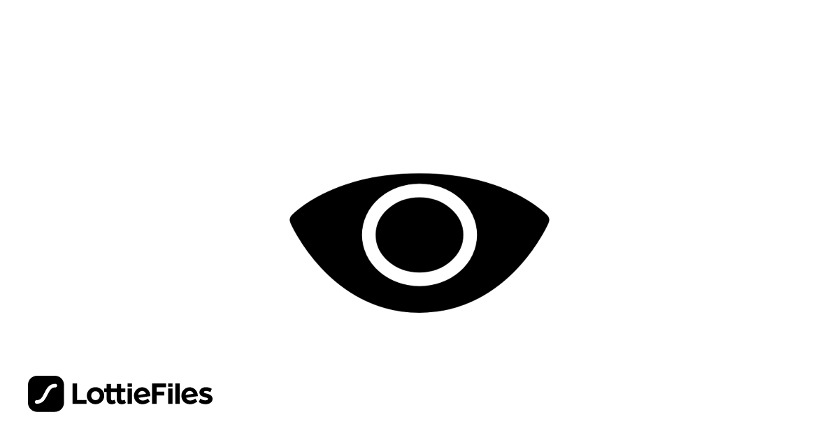 Free eye icon Animation by Yup Nguyen | LottieFiles