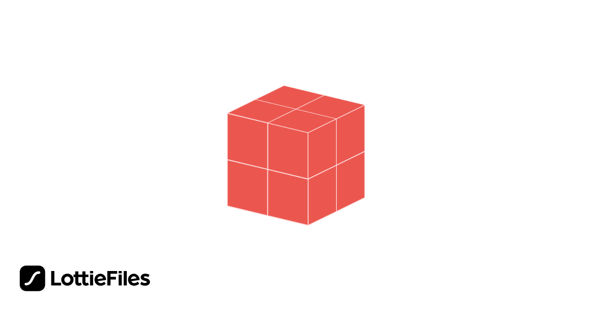 Free Cube Block Animation by Crystal Williams | LottieFiles
