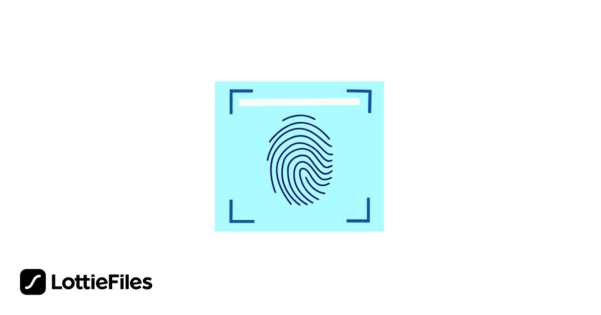 Free Fingerprint Scanner Animation by Bilal Naseer | LottieFiles