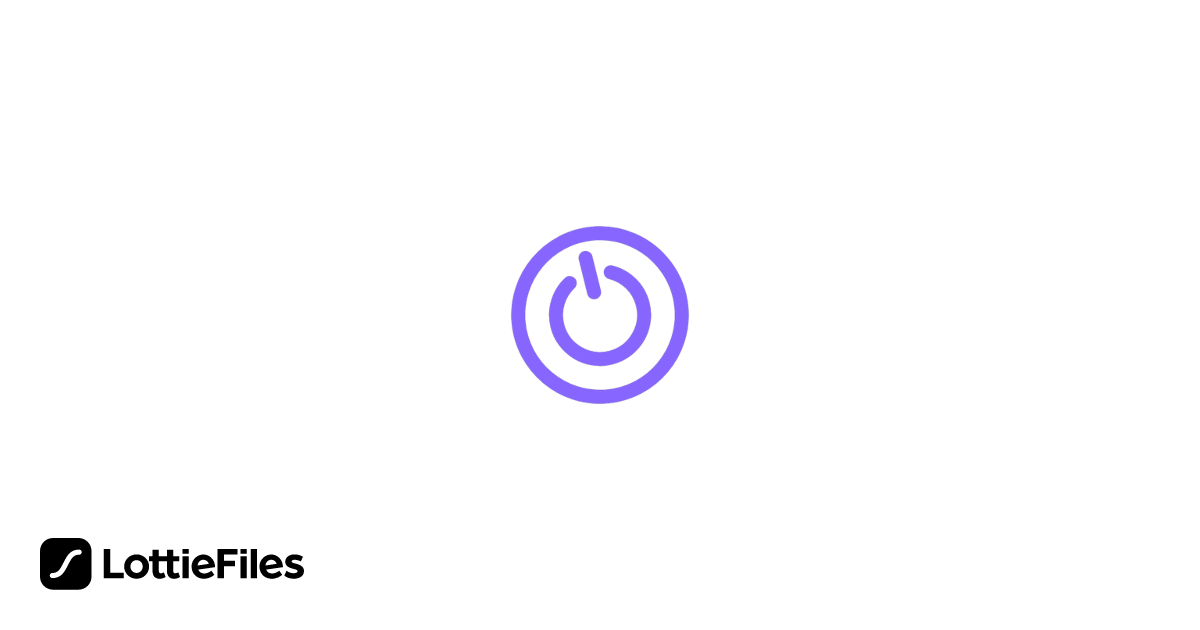 Animación gratuita de Power On Control de James Fraley | LottieFiles