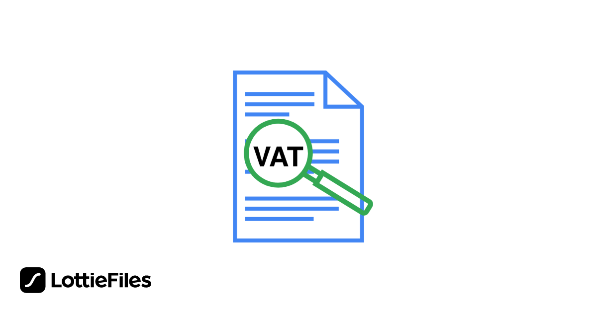 Free TAX VAT GST sheet animation Animation by Tinymotion | LottieFiles