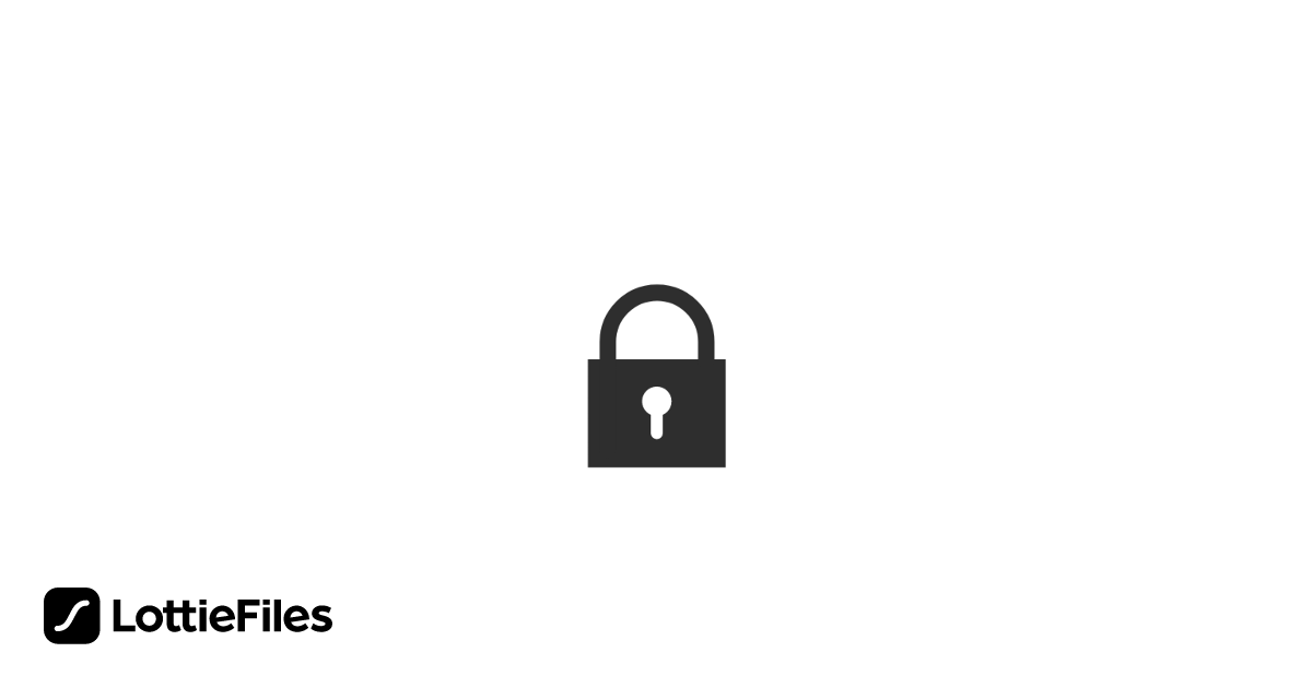 Free Lock, Unlock Gray & Transparent Animation by Arda OKYAY | LottieFiles