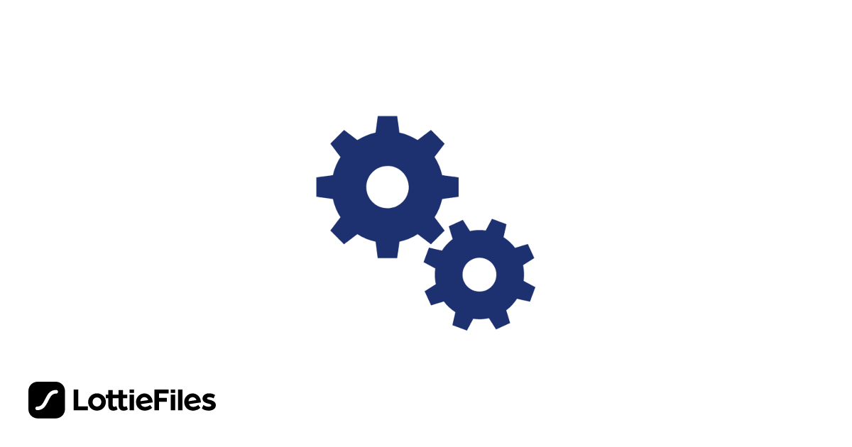 Free cogwheel Animation by Look | LottieFiles