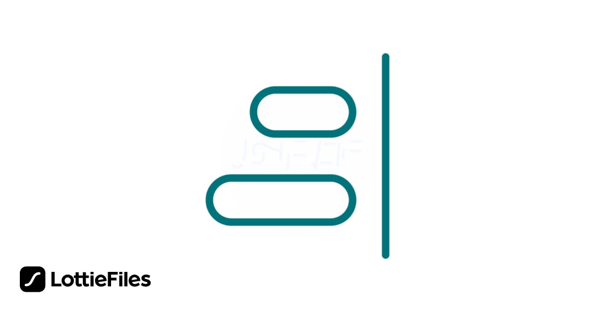 Free Align right icon Lottie JSON animation Animation by Lottiewebie ...