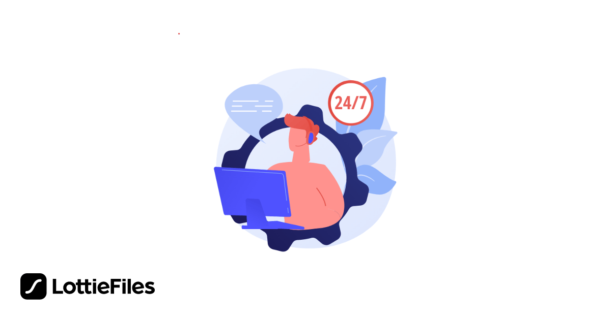 Free call center Lottie animation Animation by SM Rony | LottieFiles