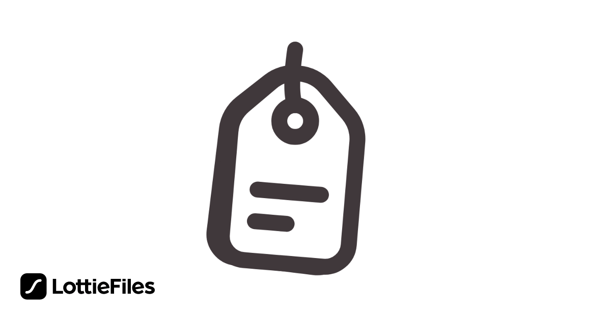 Free Price Tag Animation by Jordan Alfarishy | LottieFiles