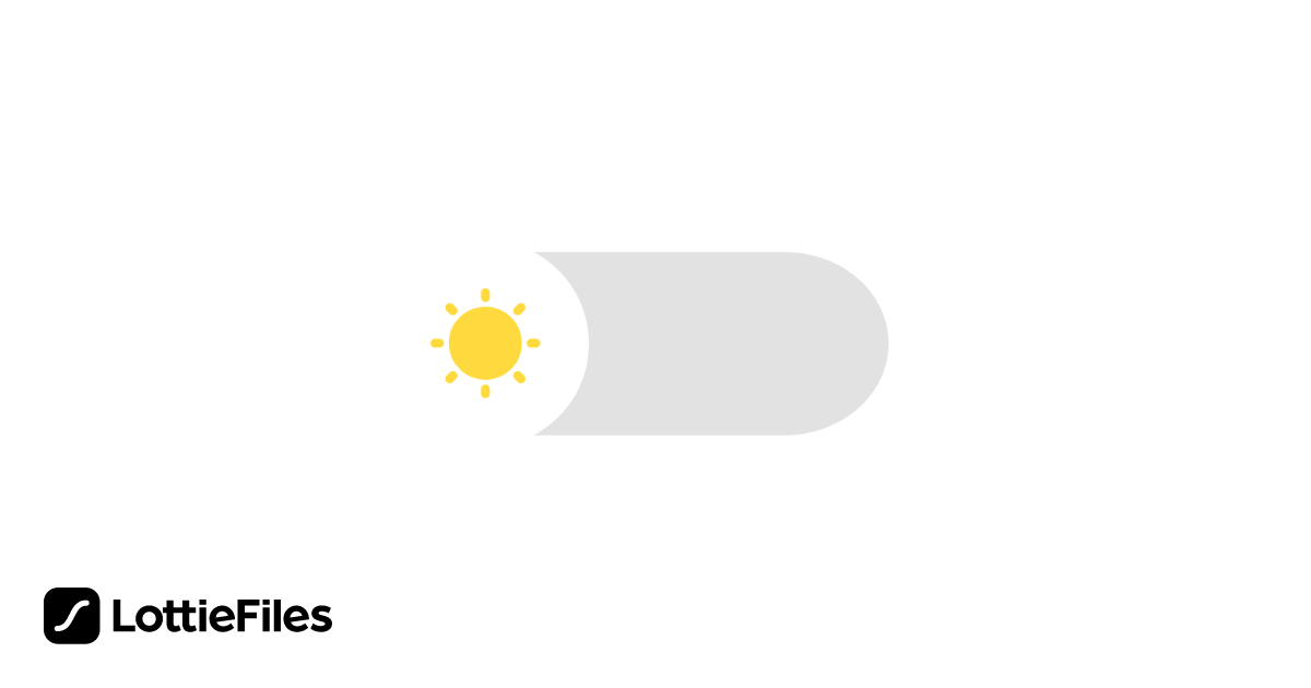 Free dark/light theme button Animation by Hugo Romani | LottieFiles