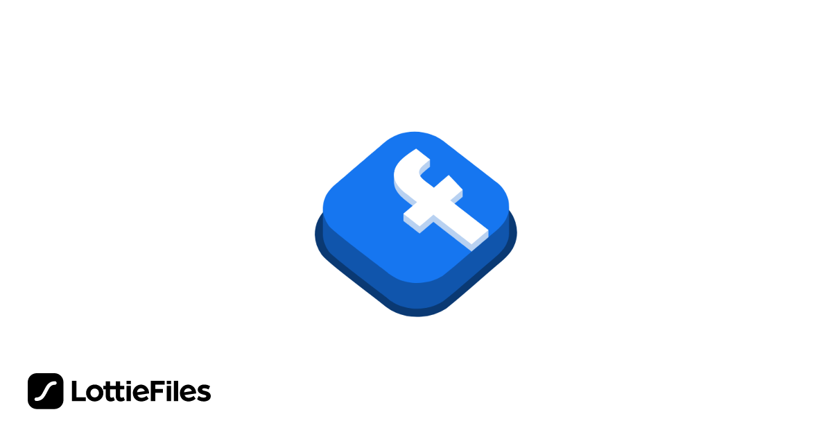 Free Facebook 3d button Animation by Galasin | LottieFiles