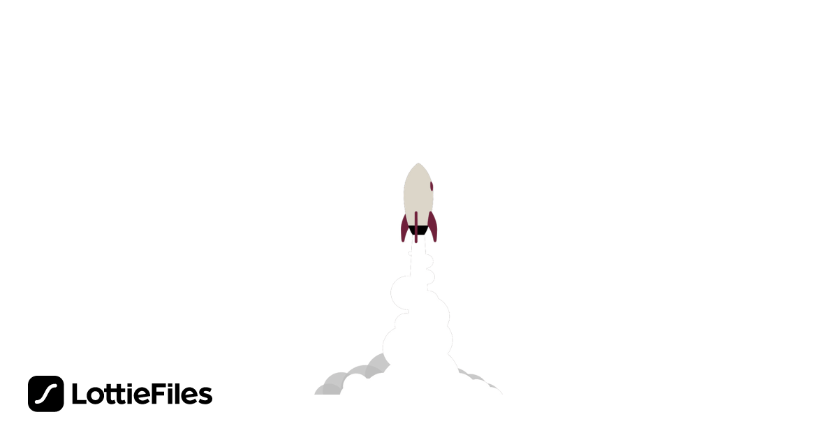 Ascending rocket animation by Ignite Animation - LottieFiles