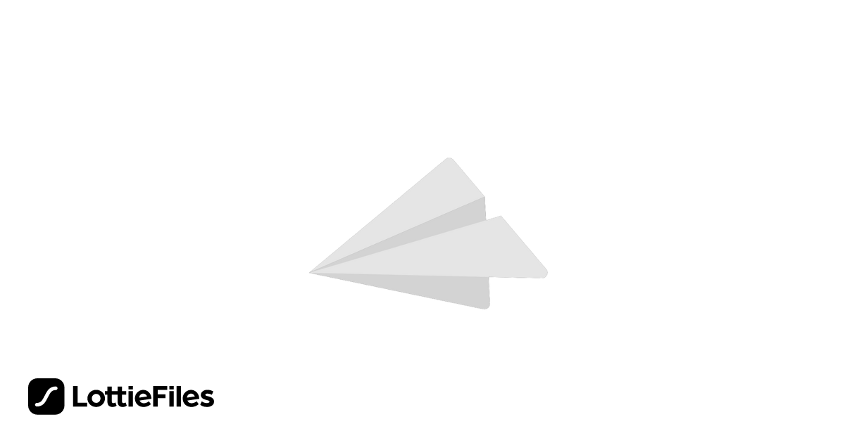 Free Paper Plane Sending Animation by Mang Hadi | LottieFiles