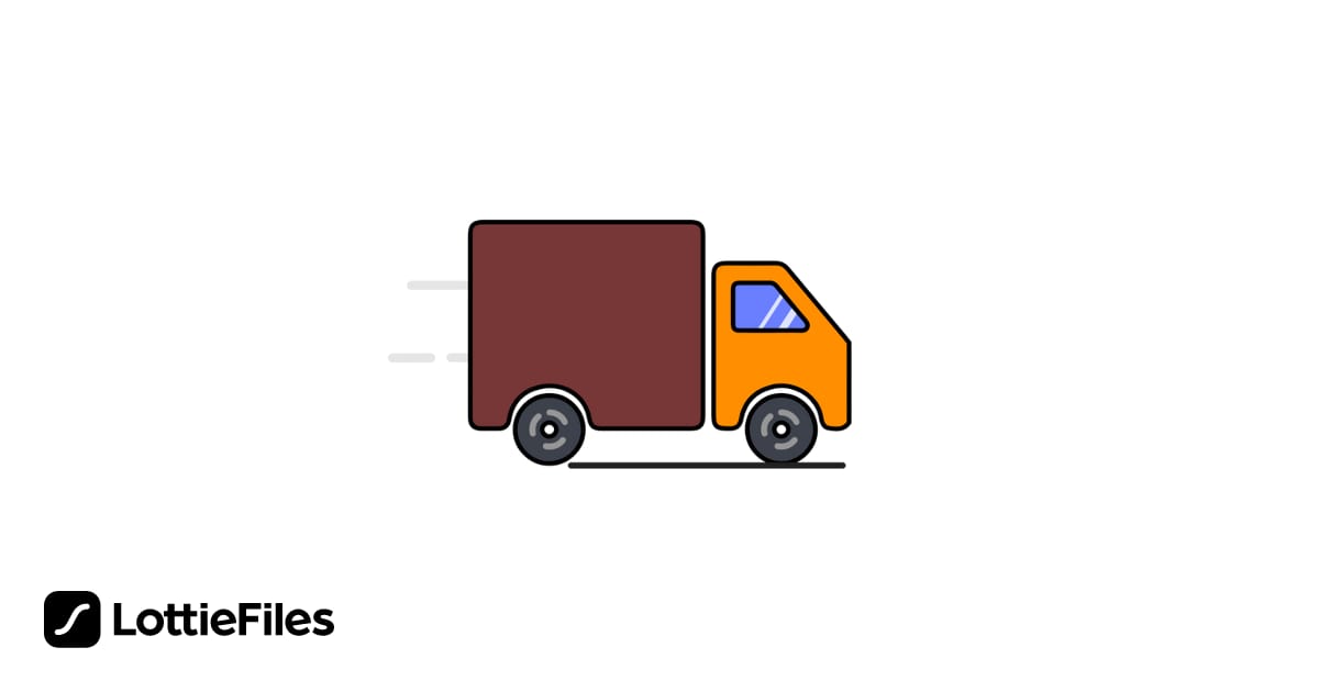 Free Cargo Truck Going Fast Animation by DEEPAK SHARMA | LottieFiles