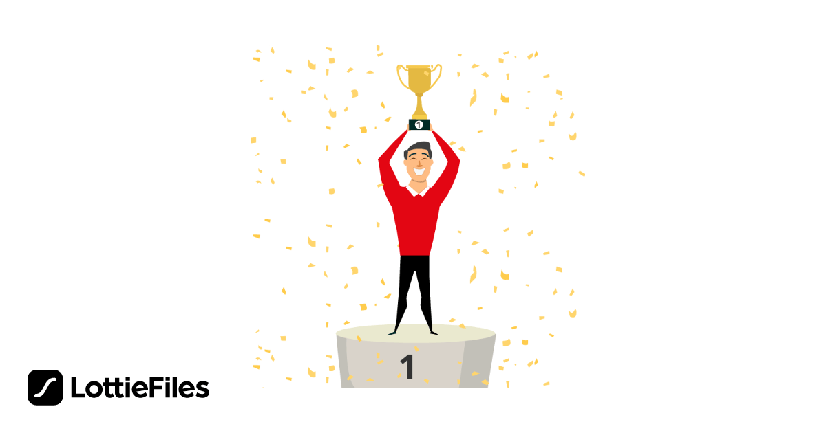 Free Winning businessman Animation by Adam Newell | LottieFiles