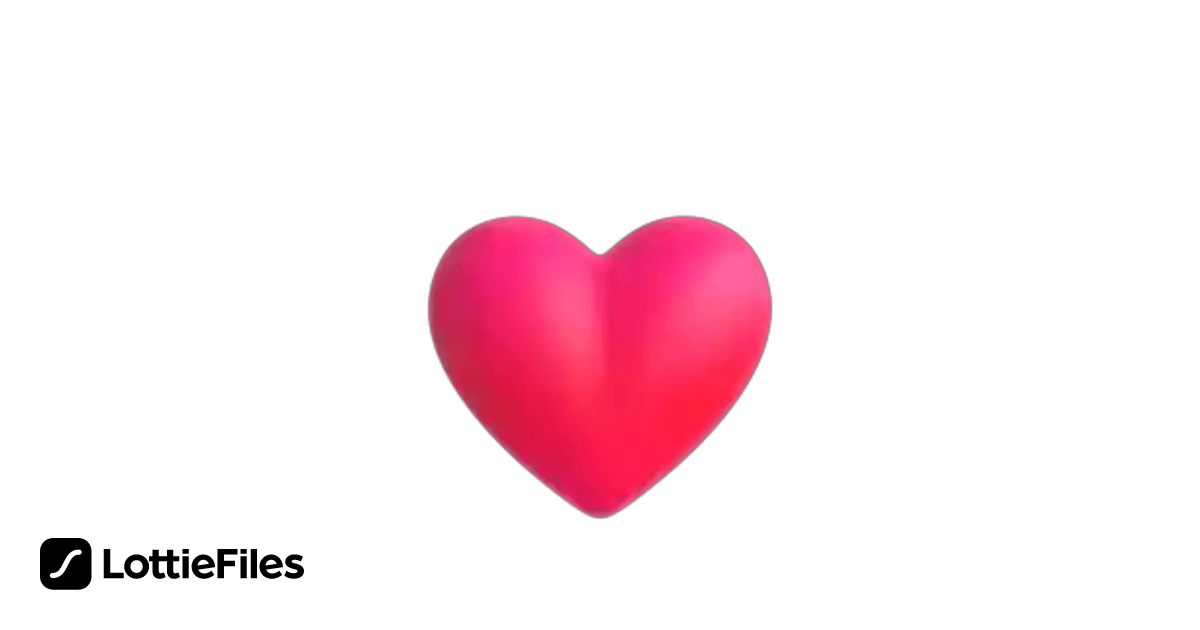 Free Beating Heart Animation by Gustavo Marinho | LottieFiles