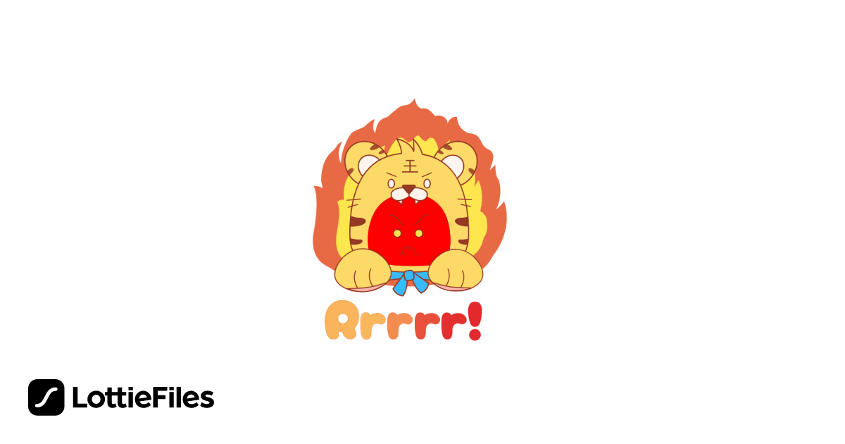Free Angry Rrrrr! Animation by Orenji Studio | LottieFiles