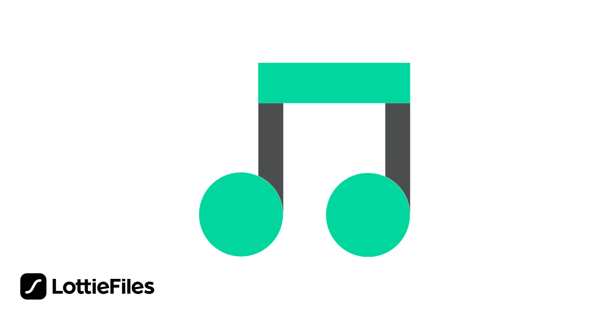 Free Musical Note Animation by RBR Digital | LottieFiles