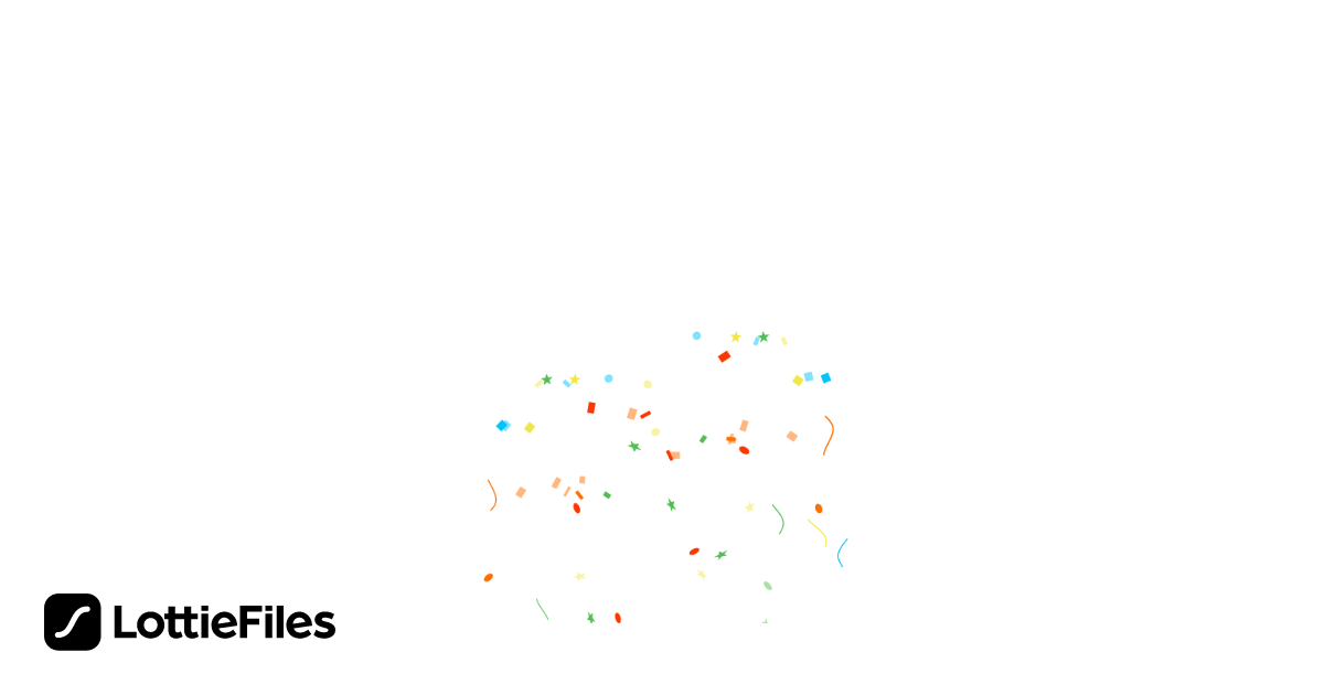 Free Confetti Animation by TImur Tuktarov | LottieFiles