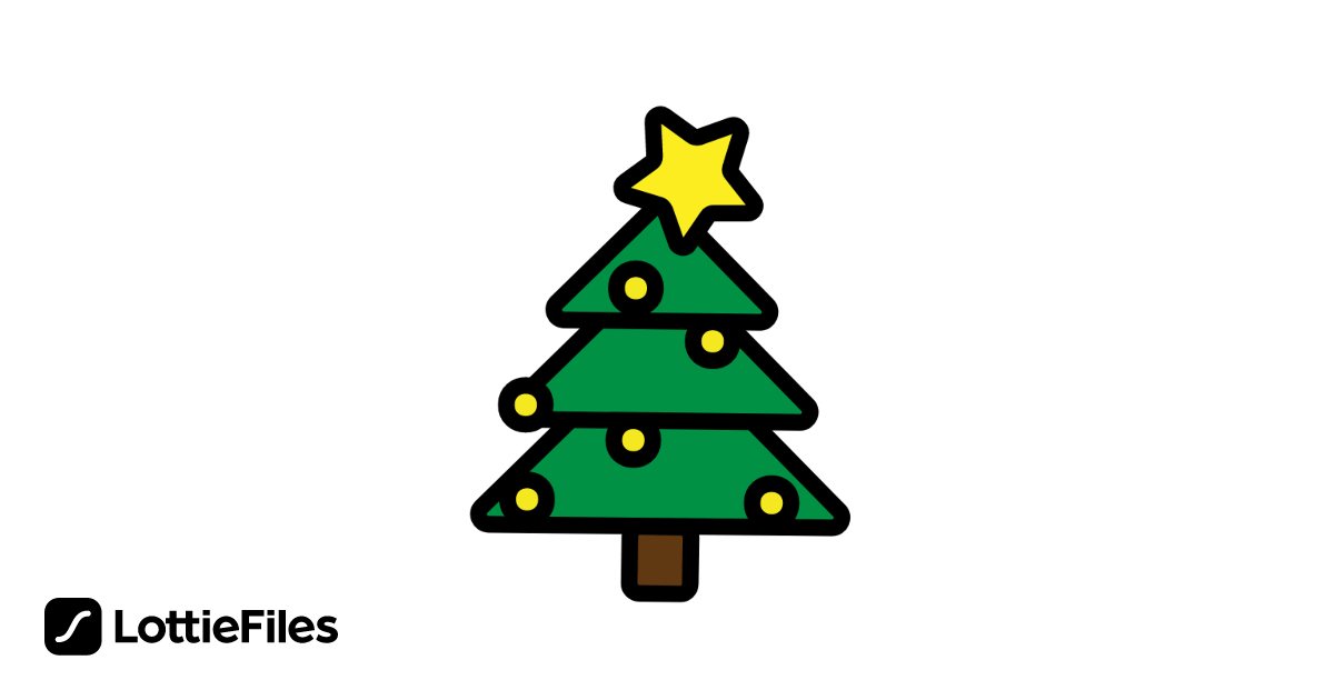 Free Christmas Tree Animation by Uvais | LottieFiles
