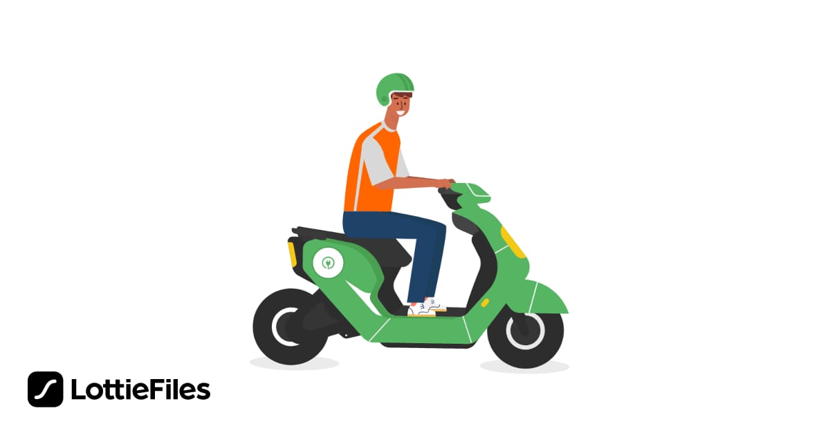 Free Electric Scooter Animation by Hitesh lilaramani | LottieFiles