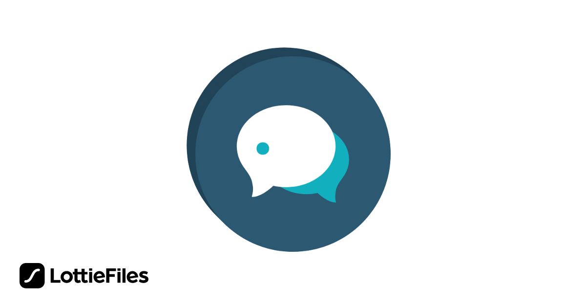 Free chat button Animation by Mohamed Nashaat | LottieFiles
