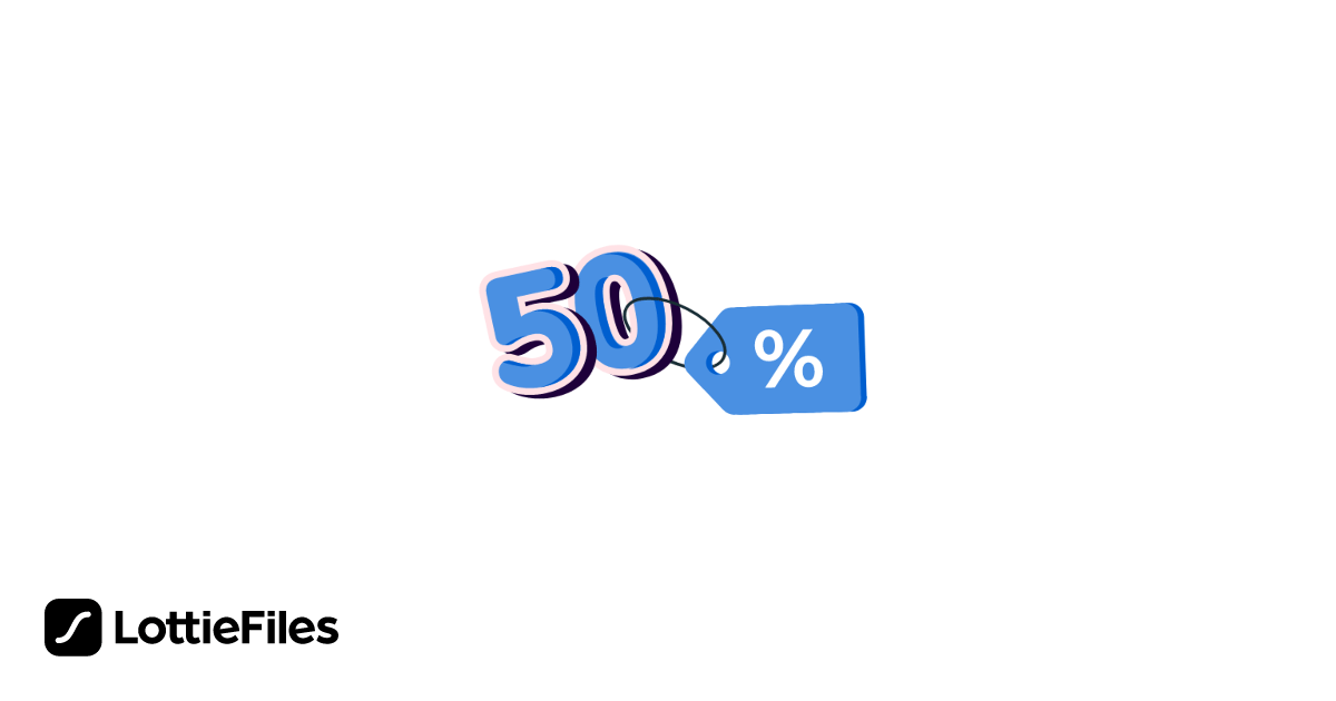 Free 50 discount Animation by Abdullah Omar | LottieFiles