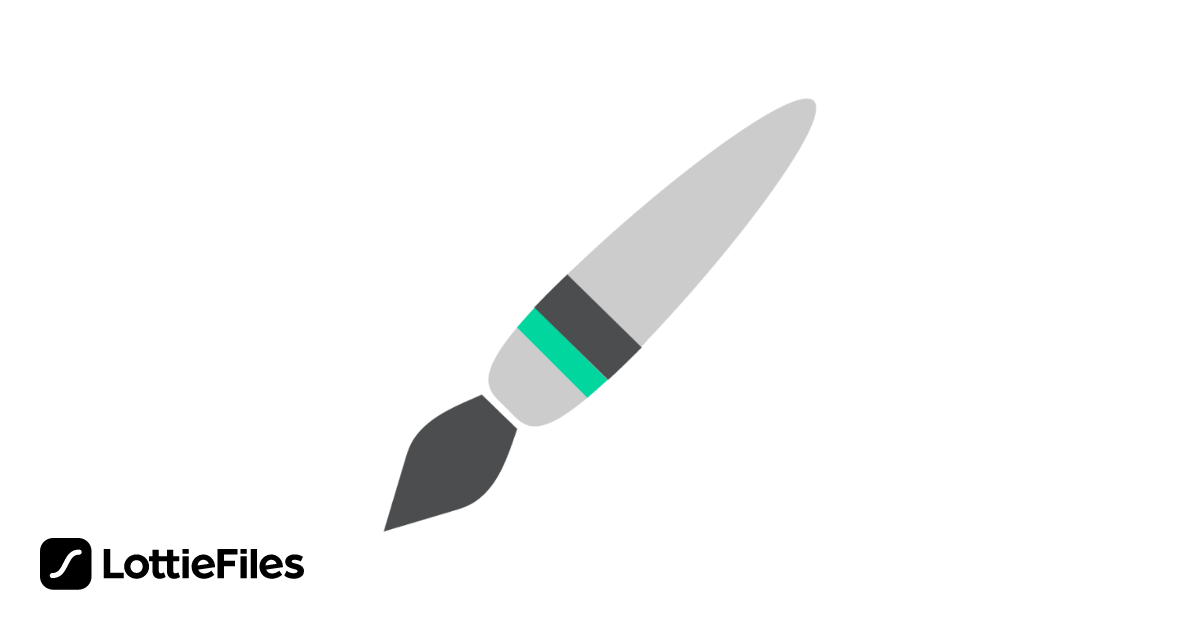 Free Brush Tool Animation by RBR Digital | LottieFiles