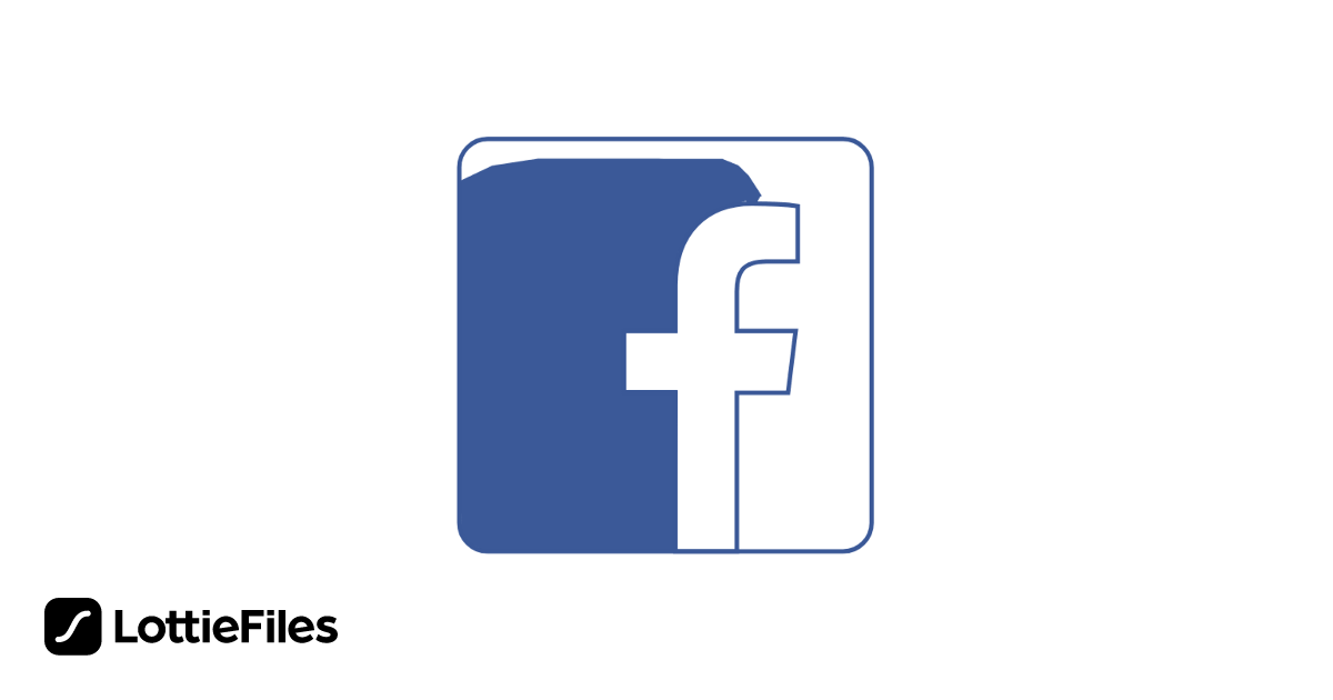 Free Facebook Animated Icon Animation by Venkateswaran V | LottieFiles