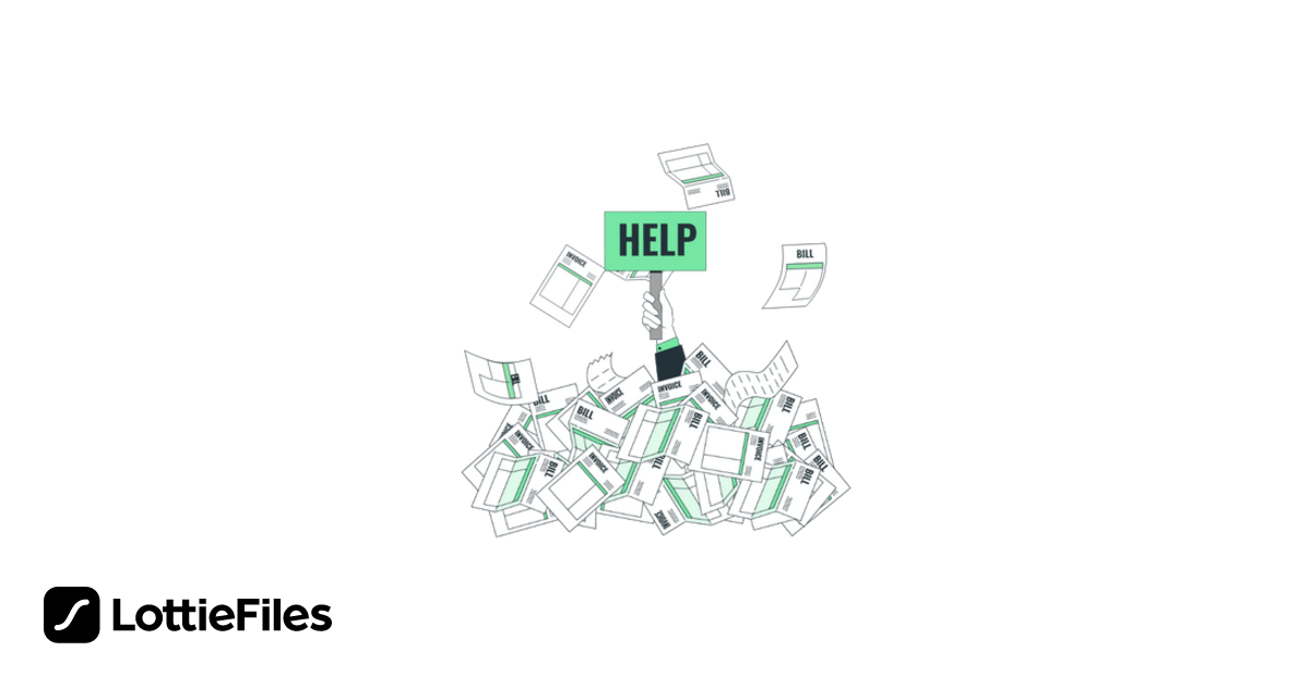 Free Credit problem, can't pay bills Animation by Dmitry Dusheiko ...