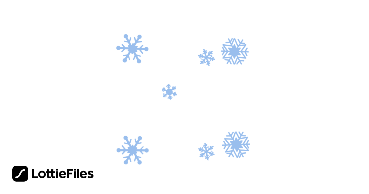 Free Snowing Animation by Akiko | LottieFiles