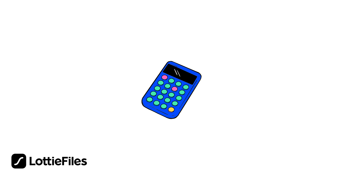 Free STUD 317_CALCULATOR Animation by Iva Sutlovic | LottieFiles