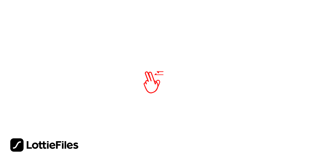 Free swipe hand Animation by tigerlendsale | LottieFiles