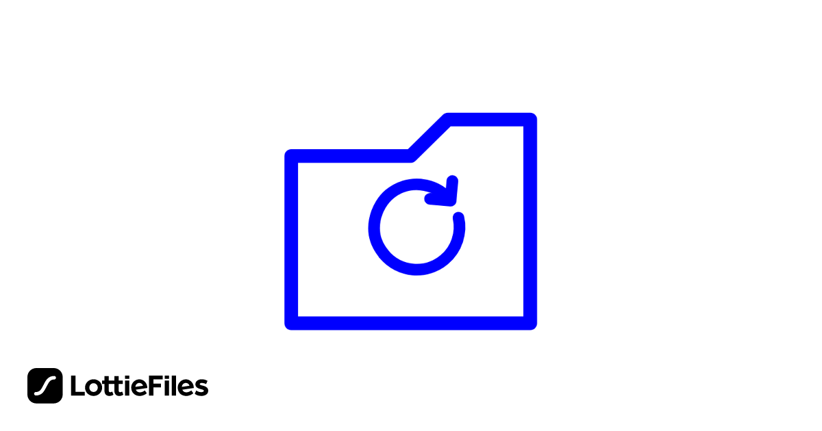 Free Refresh folder Animation by LottieFiles | LottieFiles