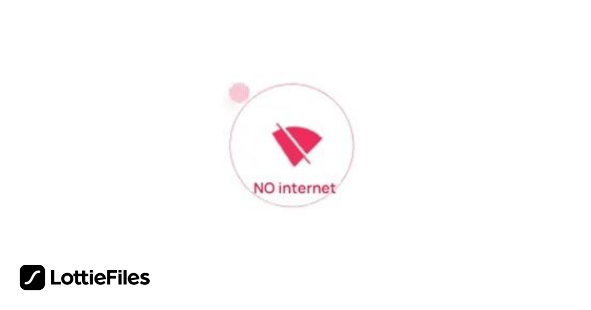Free no internet Animation by Humnah sajjad | LottieFiles