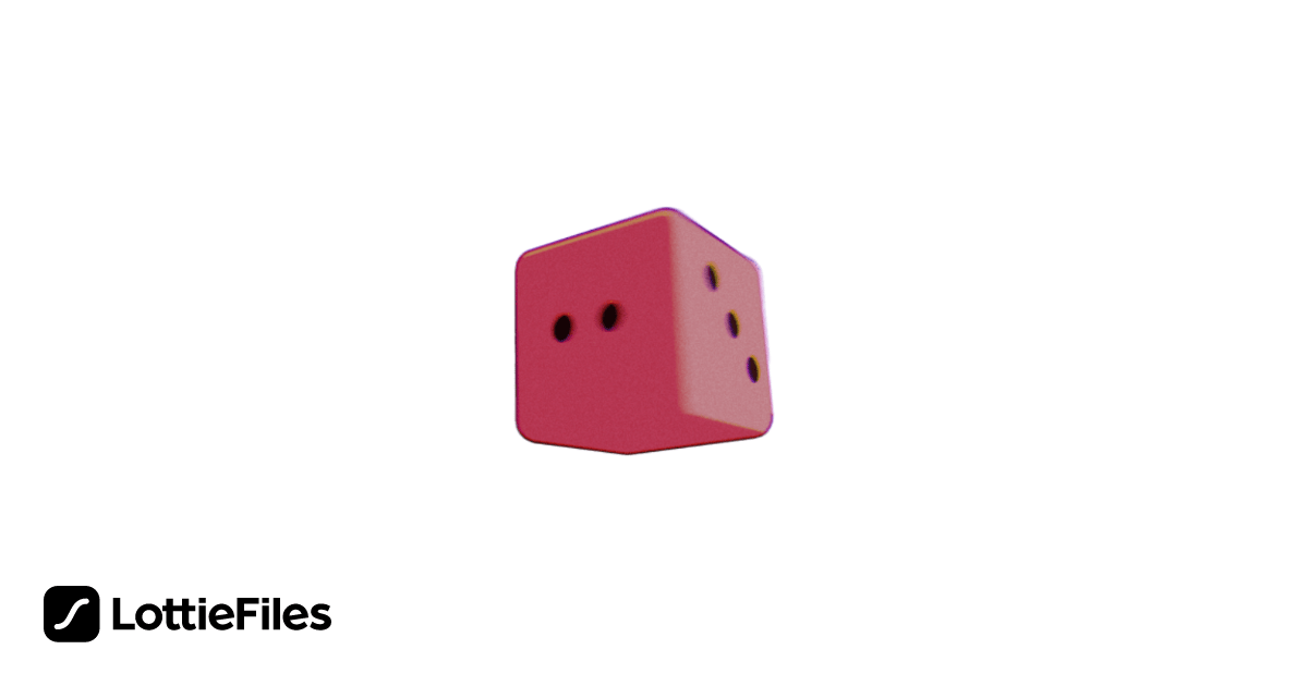 3D Cartoon Dice Rotating by Viktor Stopka - LottieFiles