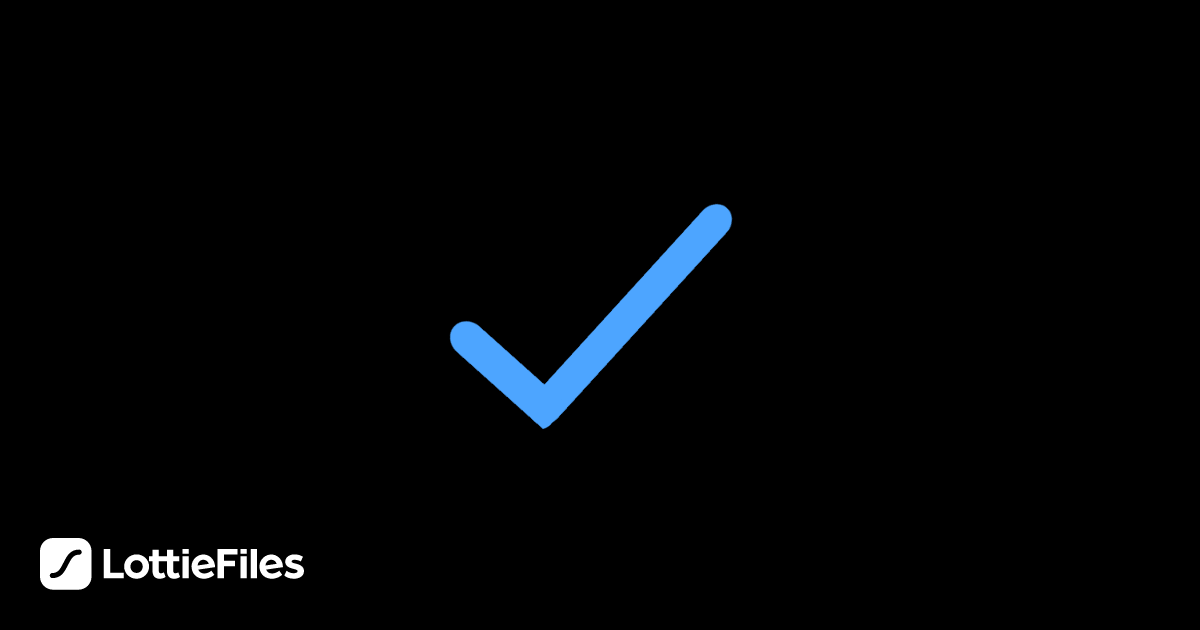 Free Tick mark Animation by Amal Praveen | LottieFiles