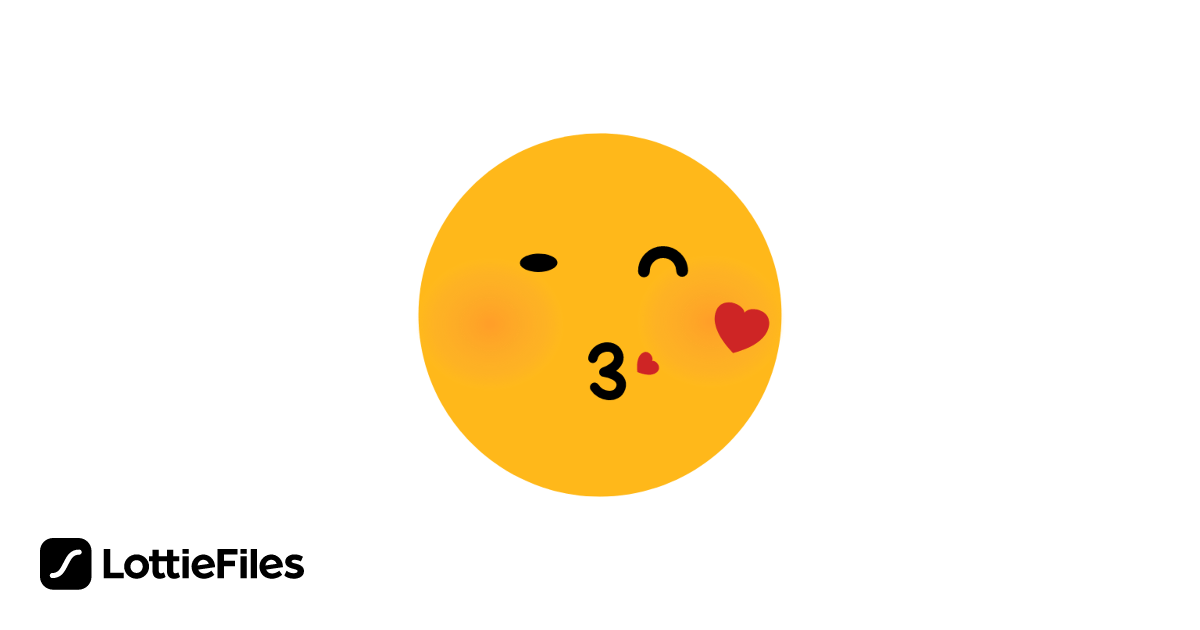 Free Kiss Animation by Bruce | LottieFiles