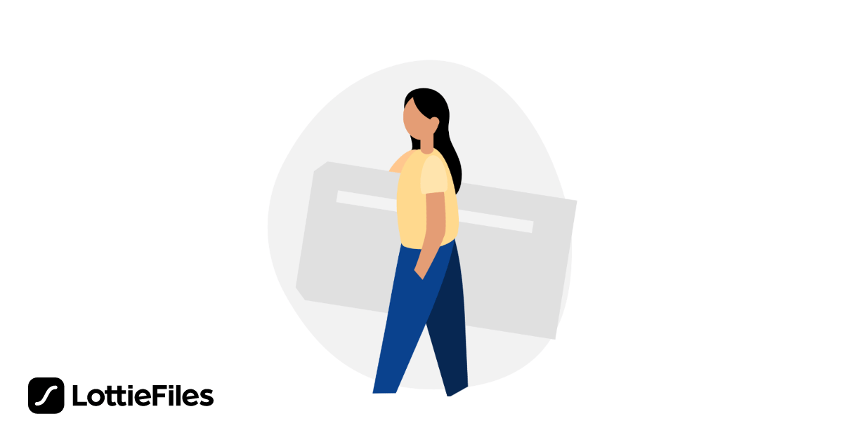 Free walking lady Animation by Rodrigo Rocha Santos | LottieFiles