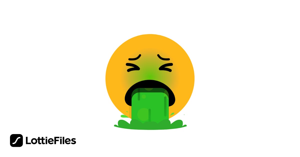 Free Vomiting Animation by Bruce | LottieFiles
