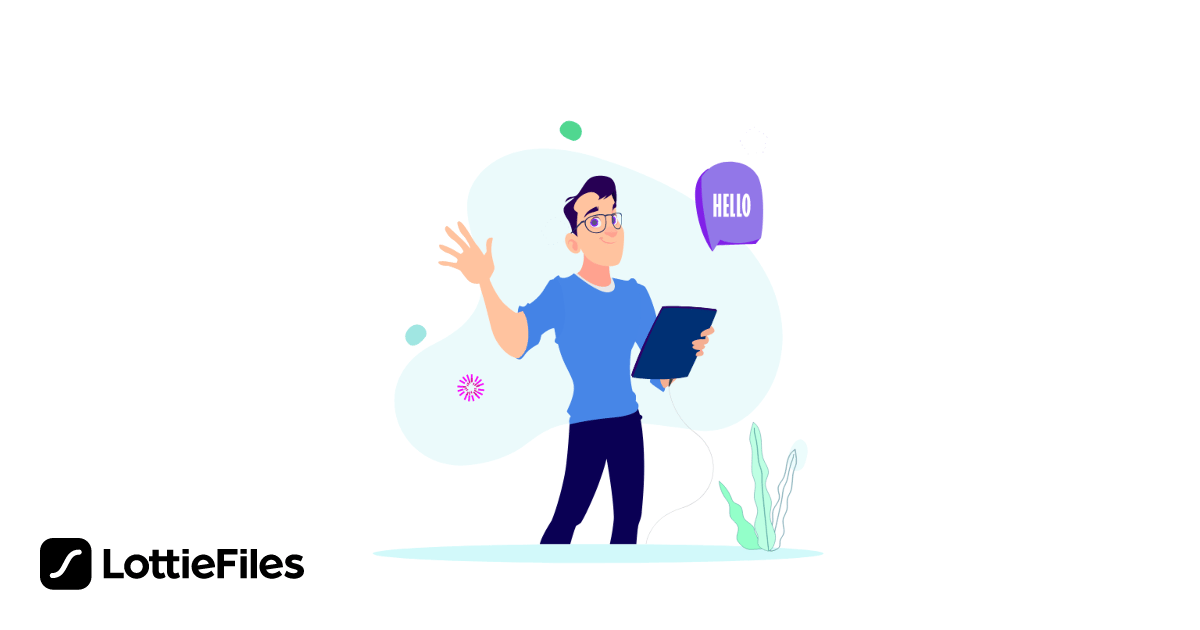 Free Hello Animation by vinoth sebastian | LottieFiles