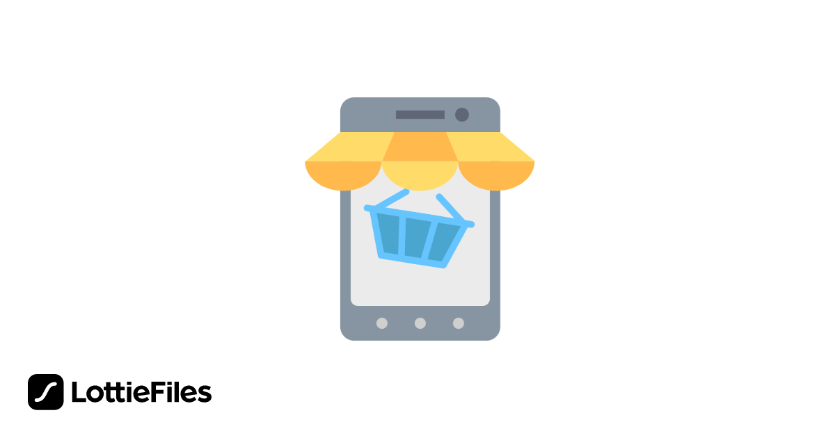 Free Mobile eCommerce Animation by Mr. 83 | LottieFiles