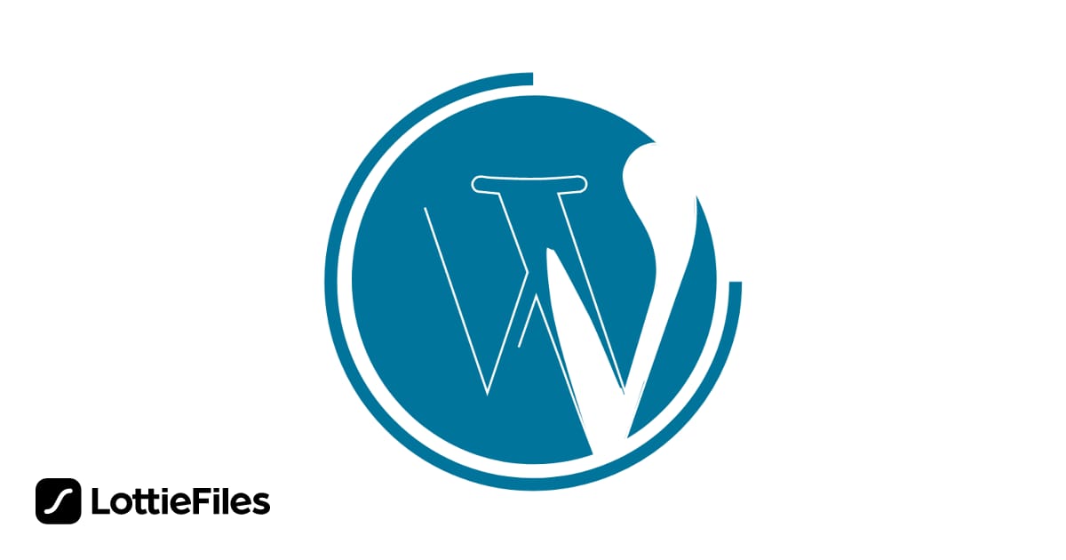 Free WordPress Animation by MATEOVT10 | LottieFiles