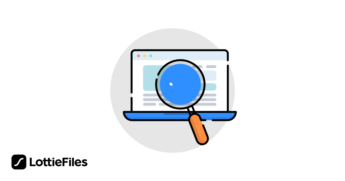 Search icon animation by Al Mamun - LottieFiles