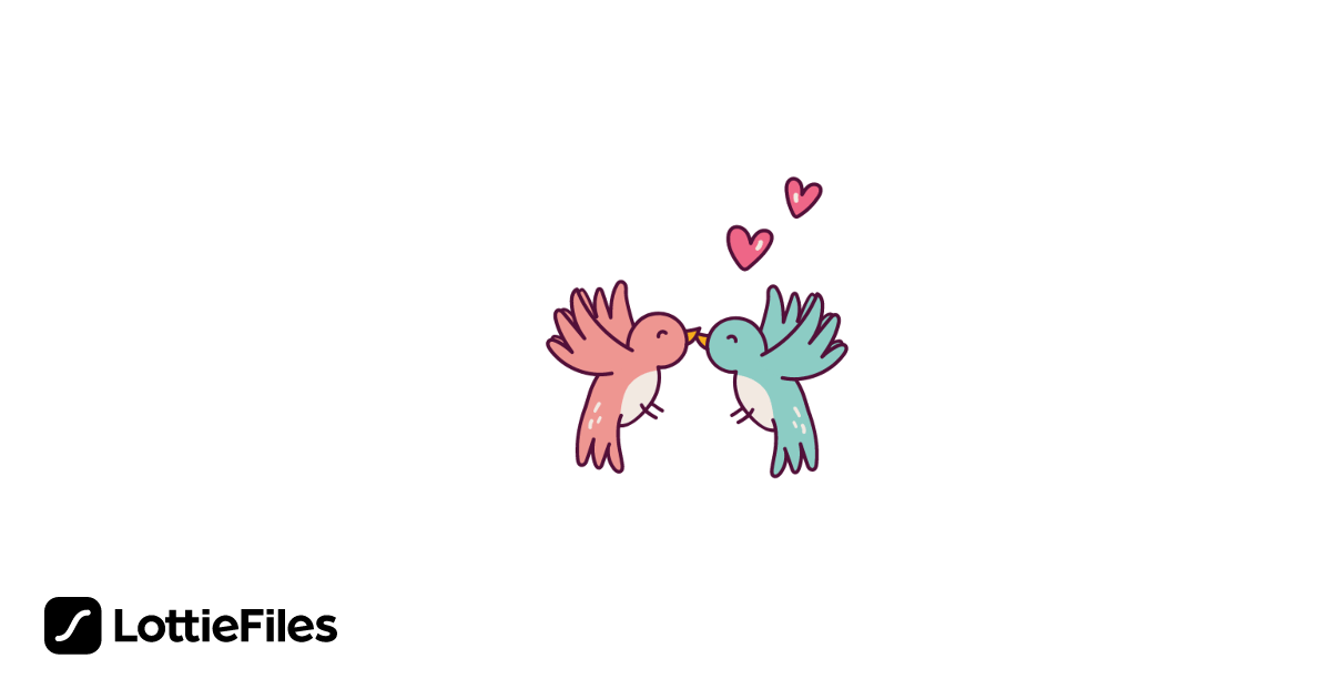 Free Bird pair love and flying sky Animation by Abdul Latif | LottieFiles