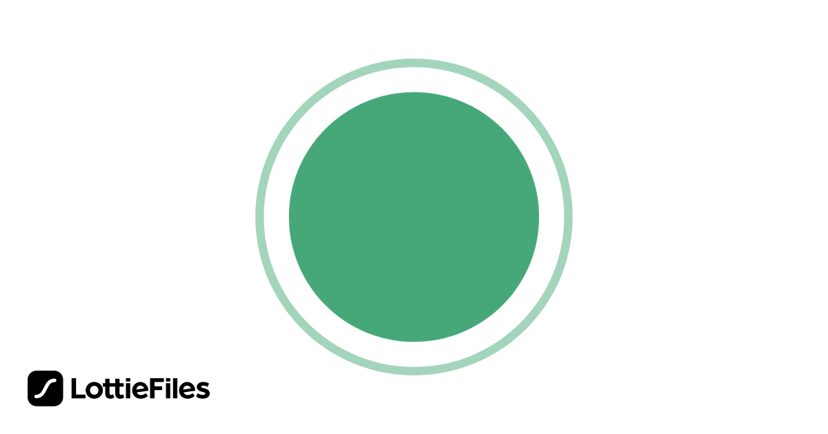 Free Green Blinking Dott Animation by Aditya Nayak | LottieFiles