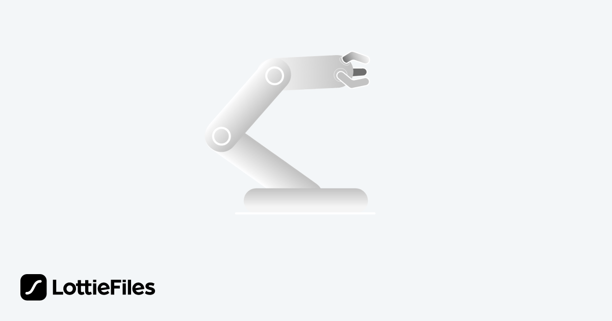 Free robot arm Animation by Giovanna Atademos de Oliveira | LottieFiles