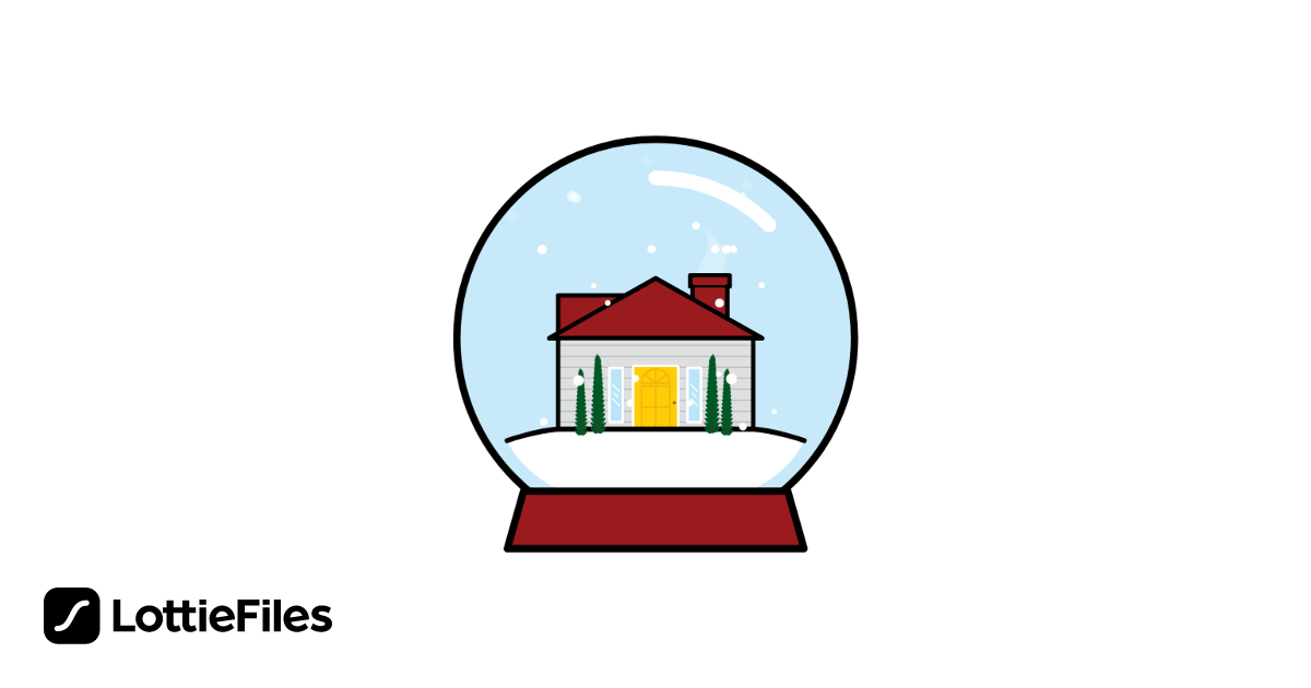 Free Snow Globe Animation by aaron gleen | LottieFiles