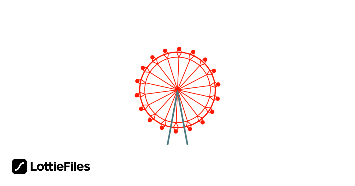 Free The London Eye Wheel Animation by Don Vai | LottieFiles