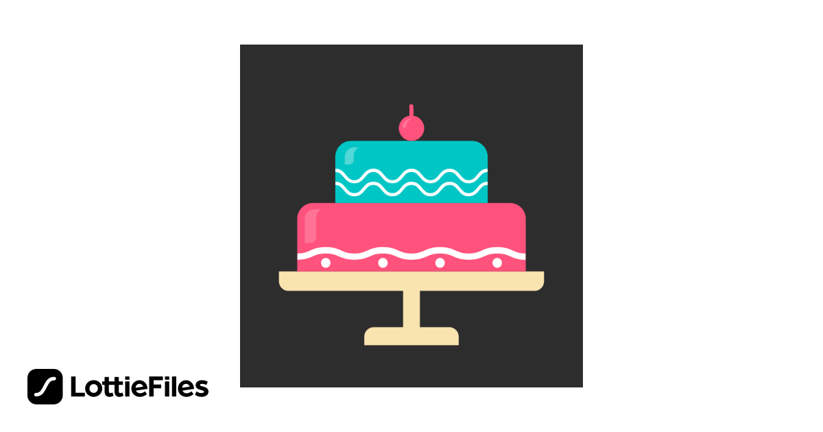 Free Spinning Cake Animation by Zornitsa Statkova | LottieFiles