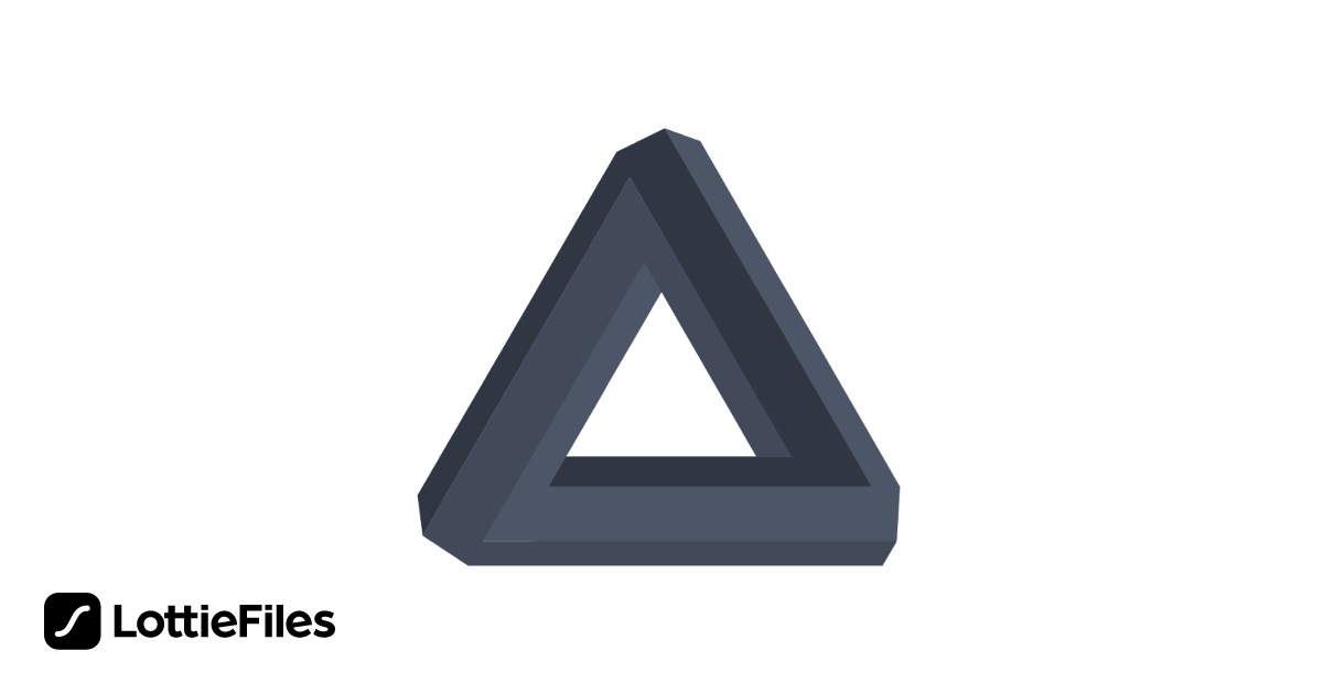 Free Impossible Triangle Animation by Ision Industries | LottieFiles