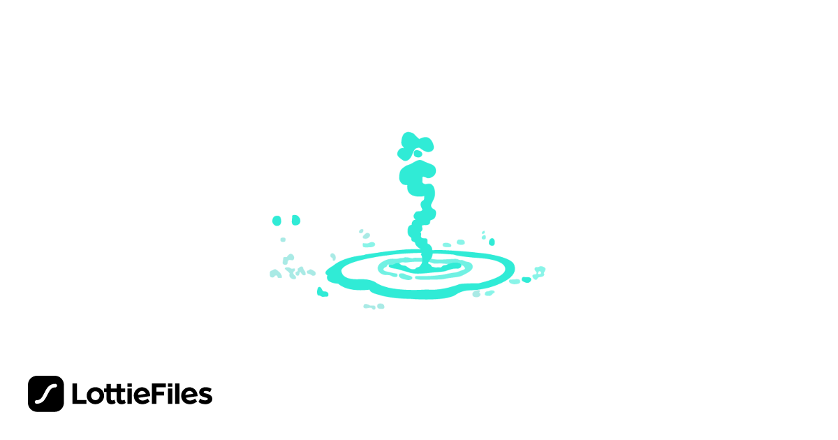 Free Liquid Water Drop Animation by Itay Alon | LottieFiles